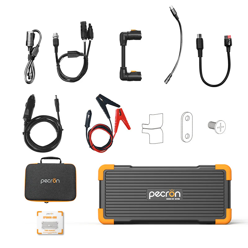 PECRON E1500 LFP With (2) E3000 48V Expansion Battery 7,680Wh ...